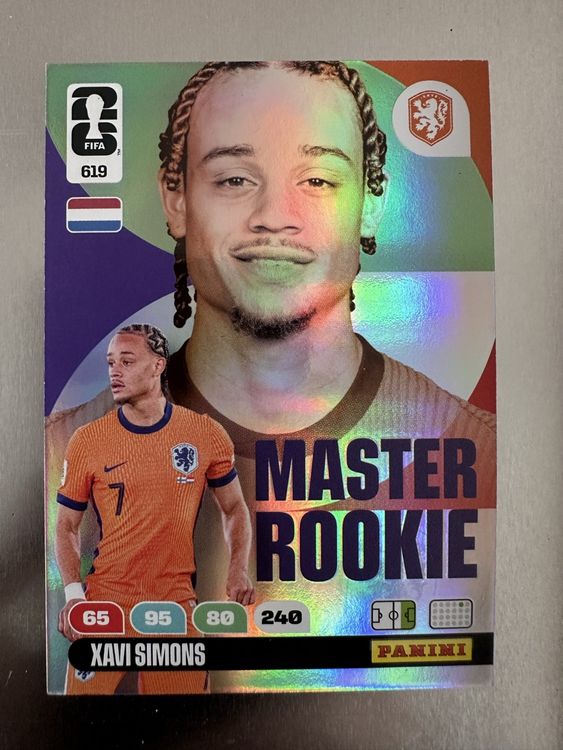 Xavi Simons - Master Rookie - Panini WM 2026 (Neu (gemäss Beschreibung ...