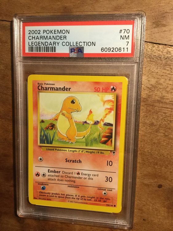 Charmander, Legendary Collection (2002), PSA 7 Near Mint (Gebraucht) in ...