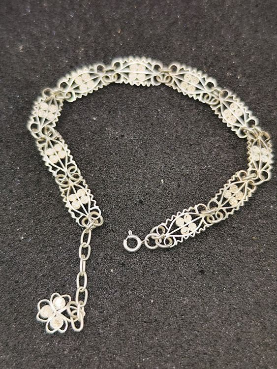 Vintage 925er Silber Filigran Armband 80er Top (Gebraucht) in ...