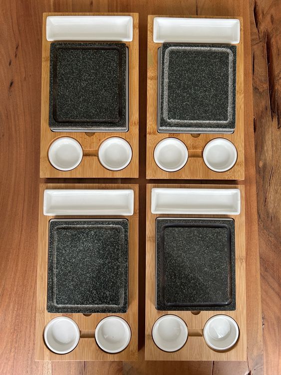 Set 4 Stück Tischgrill Heisser Stein Grill Hot Stone (Gebraucht) in Dübendorf für CHF 42 – nur ...