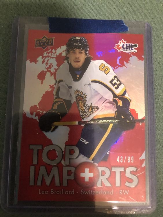 Leo Braillard EHC Biel Hockey Card limitiert (Gebraucht) in ...