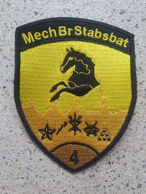 Badge Mech Br Stabsbat 4 Gold ohne klett (Neu und originalverpackt) in ...