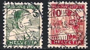 1915 Appenzeller Bube Luzerner Mädchen J2-J3 Voll-o ab 1.- | Kaufen auf Ricardo