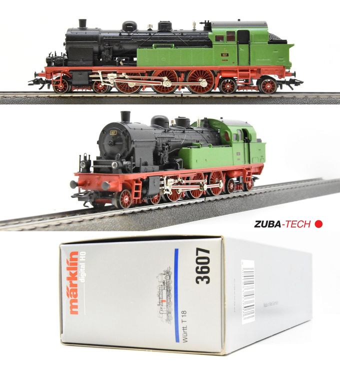 Märklin 3607 Dampflok T18 K.W.Ste.E, H0 WS Digital mit OVP | Kaufen auf ...