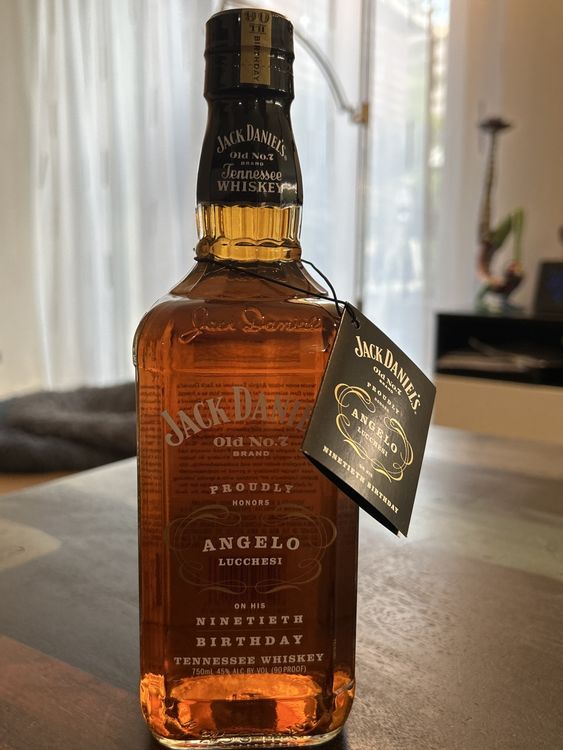 Jack Daniel's Angelo Lucchesi 90th Birthday Whiskey Rarität (Neu und originalverpackt) in ...
