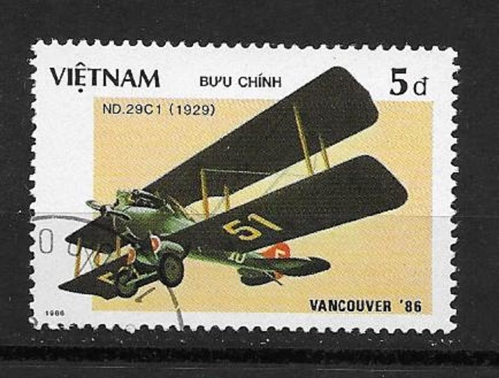 Vietnam 1986: Flugzeug Nieuport-Delage NiD 29 C1 (Gebraucht) in Zürich ...