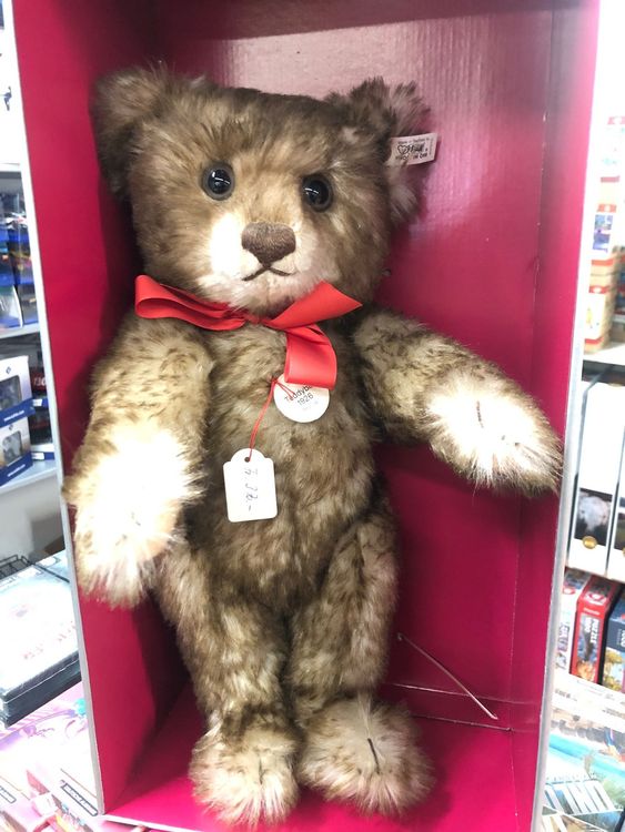 Teddy-Bär "Steiff" 40 cm gross - grau-braun - lim. Edition (Neu und ...