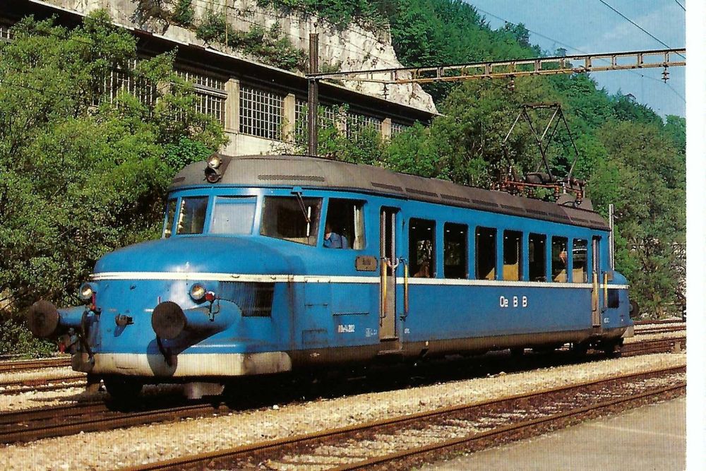 DER BLAUE PFEIL Oensingen- Balsthal - Bahn 1981, Triebwagen (Gebraucht ...