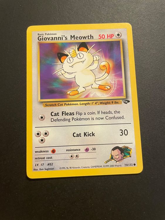 Giovanni's Meowth 74/132 - Gym Challenge (Gebraucht) in Zürich für CHF ...
