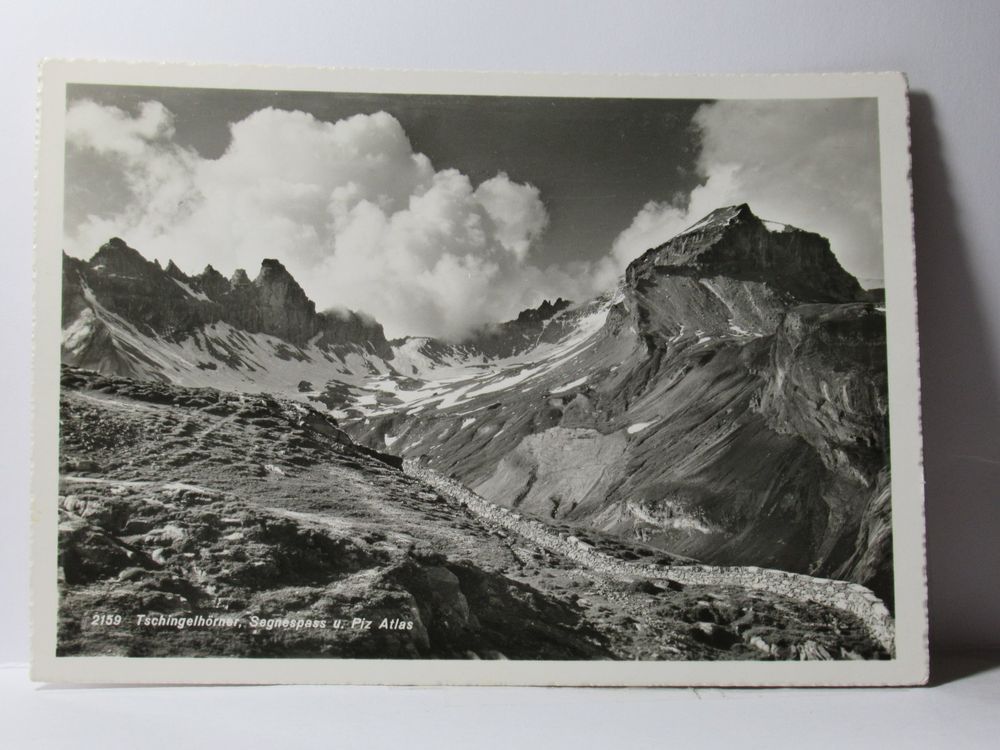 AK Tschingelhörner , Sagnespass u. Piz Atlas 1947 (Gebraucht) in Grenchen für CHF 0.35 – mit ...