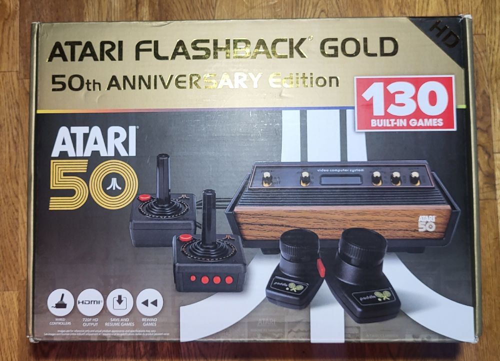 Atari Flashback Gold Konsole Retro Gaming Klassiker (Neu (gemäss ...