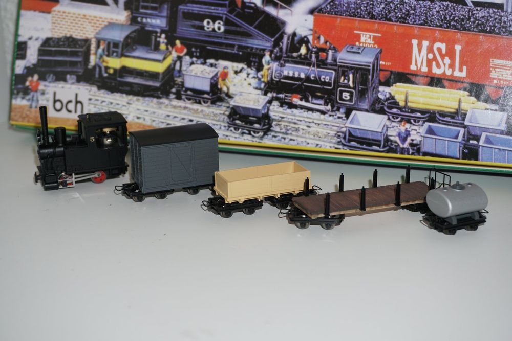 Minitrains 5081 - Feldbahn Zugset Dampflok Krauss 5 H0e (Gebraucht) in ...