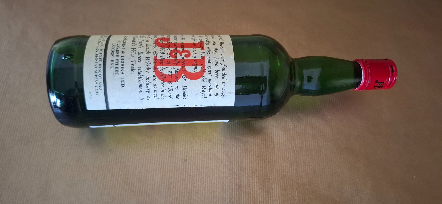 1 Flasche Justerini Brooks J&B JB Whisky Whiskey Scotch 75cl (Neu ...