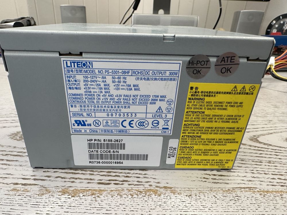 PC Netzteil LITEON 300 W (Gebraucht) in Lupsingen für CHF 21.5 – nur ...