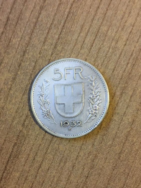 5 Franken,Jahrgang 1932 | Kaufen auf Ricardo