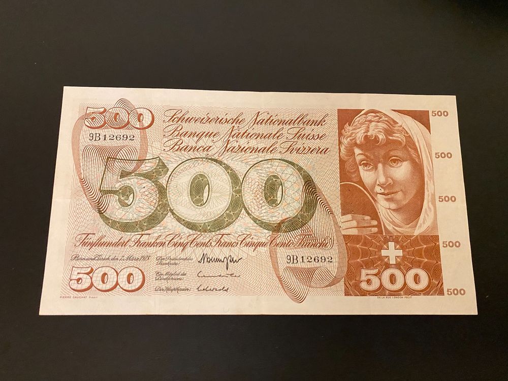 500 Franken 1973 (D'occasion) à Dällikon pour CHF 180 – avec livraison | Acheter sur Ricardo
