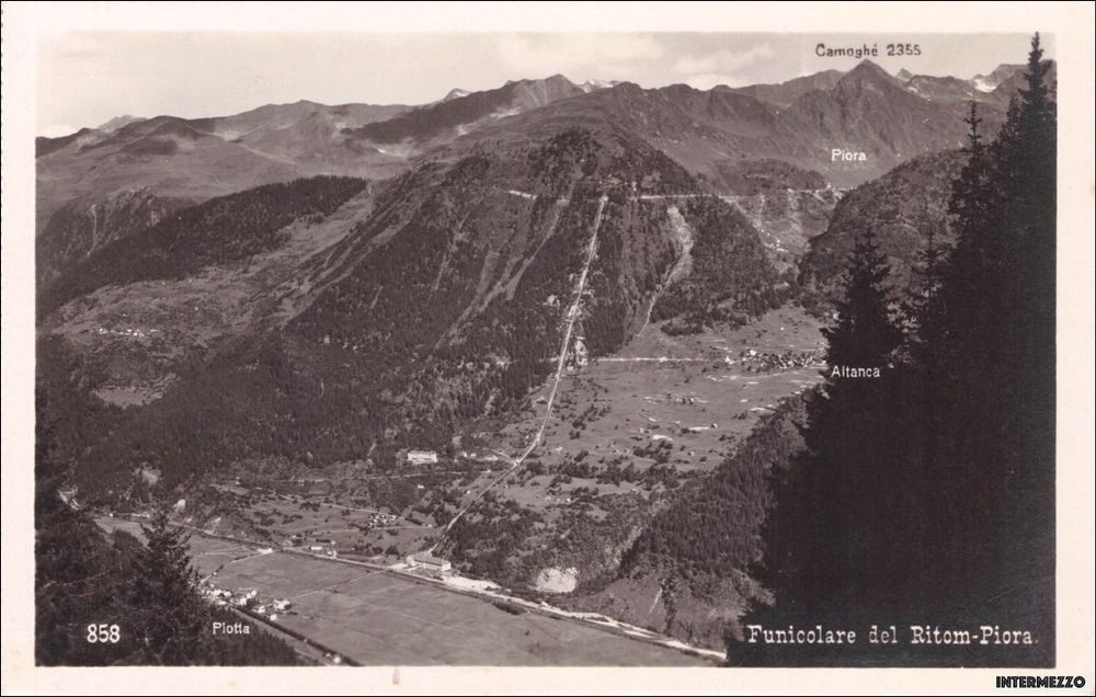 Piotta TI // 1949 Funicolare del Ritom - Piora // Leventina | Kaufen ...