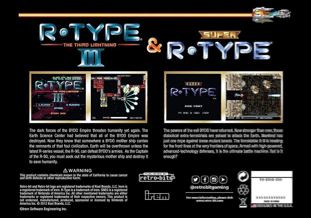 Super R-Type & R-Type 3 Limited Edition (Neu und originalverpackt) in ...