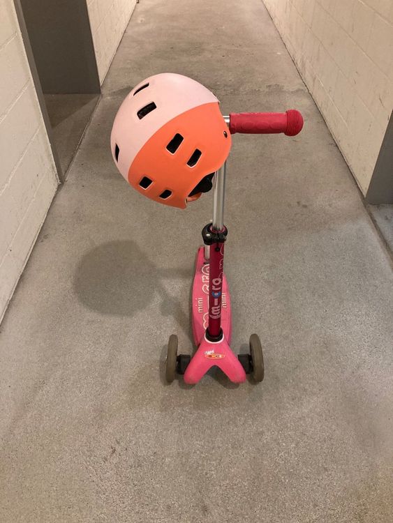 Microscooter mini (3in1) pink inkl. Helm | Kaufen auf Ricardo