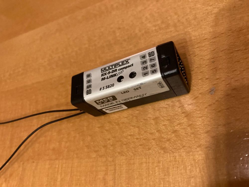 Multiplex Empfänger RX-9-DR compact M-LINK 2.4Ghz (Gebraucht) in ...