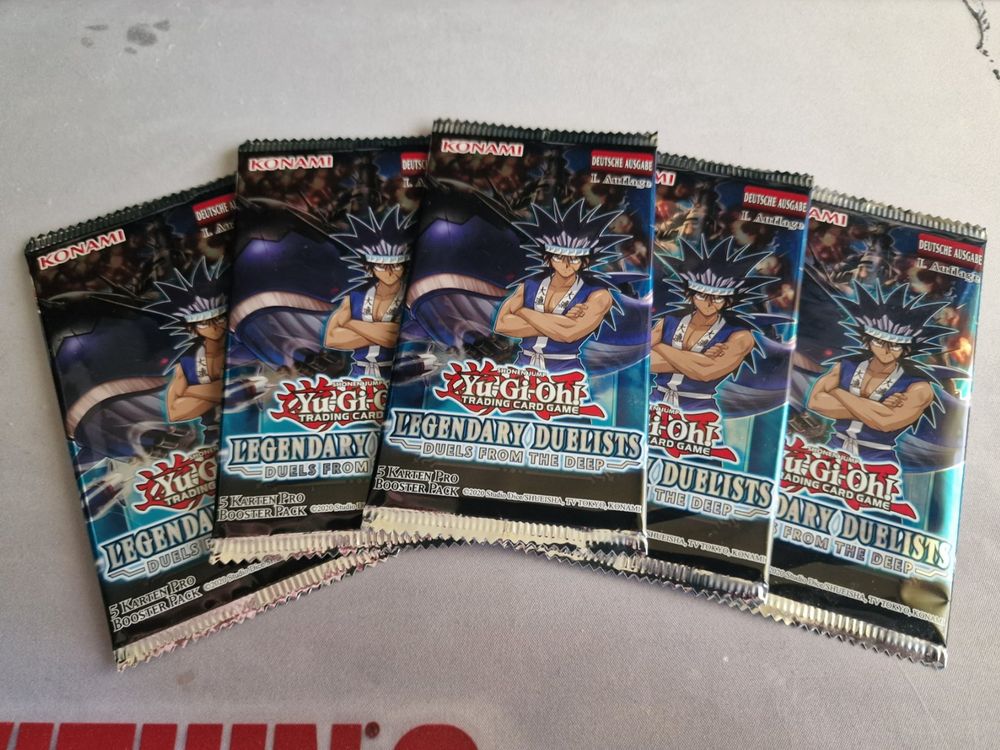 5× YU-GI-OH! Legendary Duelists Booster DE (Neu und originalverpackt) in Pfäffikon ZH für CHF 2 ...