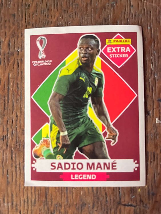 Panini WM 2022 EXTRASTICKER BASE SADIO MANE | Kaufen auf Ricardo