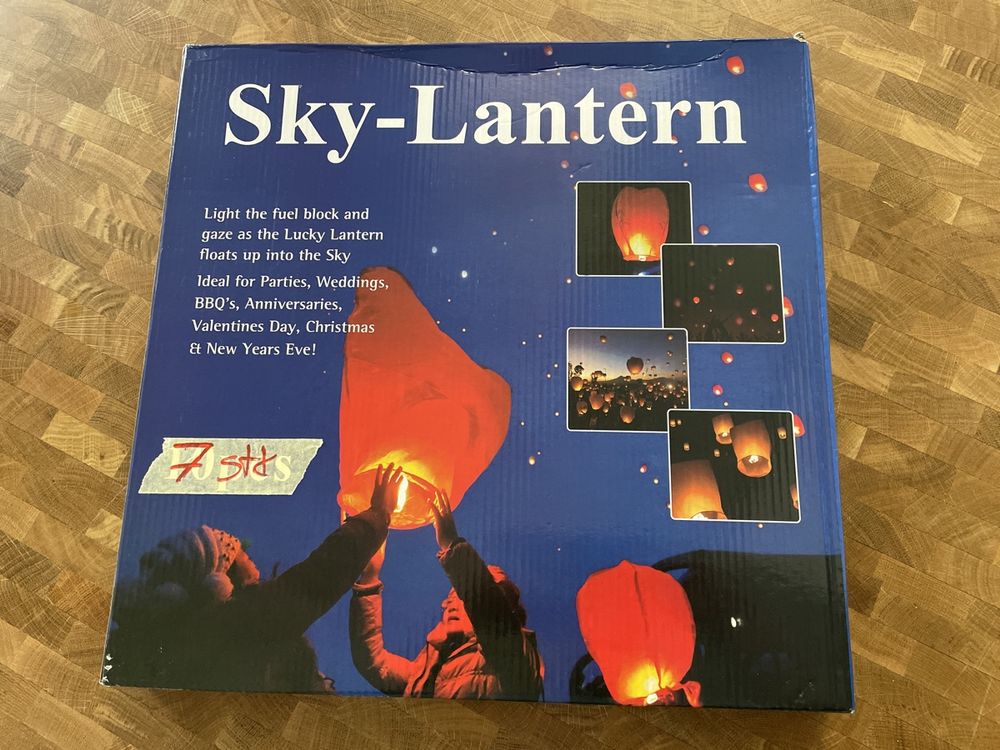 7stk Himmelslaternen, Sky Laterne, Himmelslampion (Neu (gemäss ...