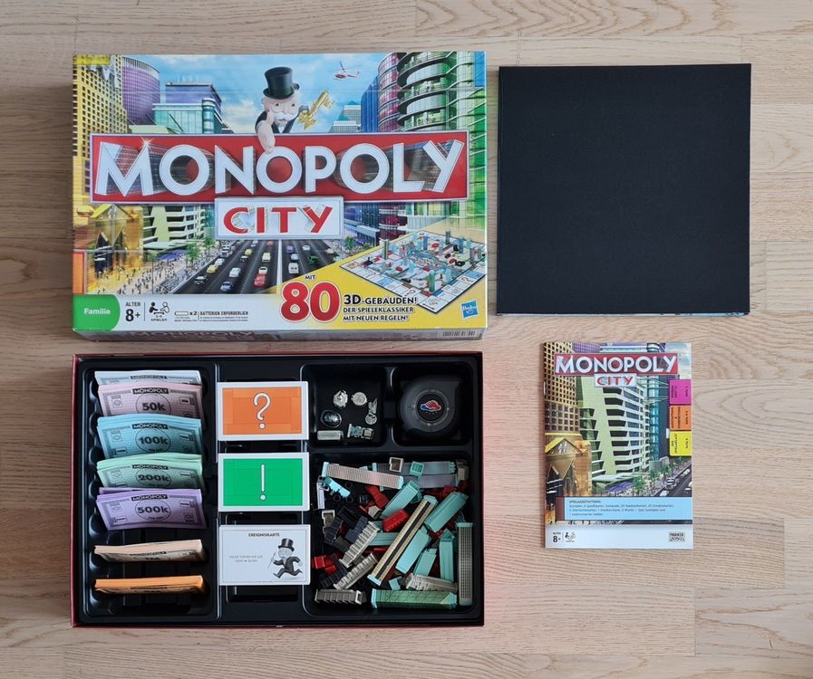 MONOPOLY CITY Edition mit 80 3D Gebäuden! - TOP Zustand! | Acheter sur ...