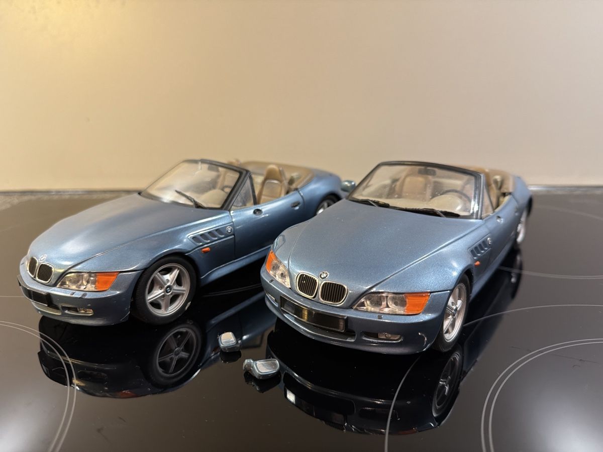 2x BMW Z3 blau - 1/18 - UT Models (Defekt) in Wolfwil für CHF 19 – mit ...