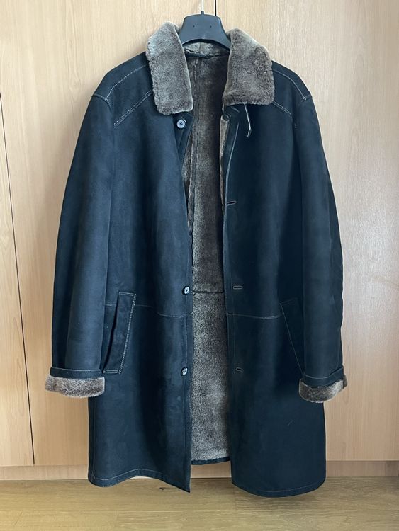 Latini. Finest italian leather shearling jacket coat. | Kaufen auf Ricardo