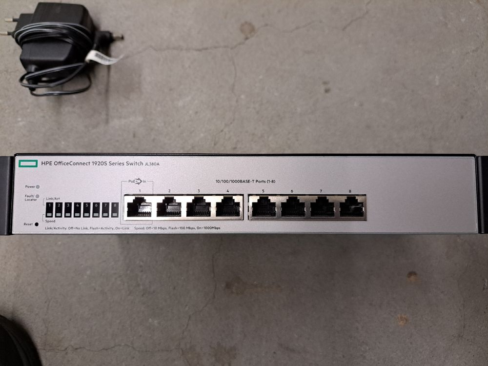 HPE OfficeConnect 1920S Switch JL380A PoE+ 8-Port | Kaufen auf Ricardo