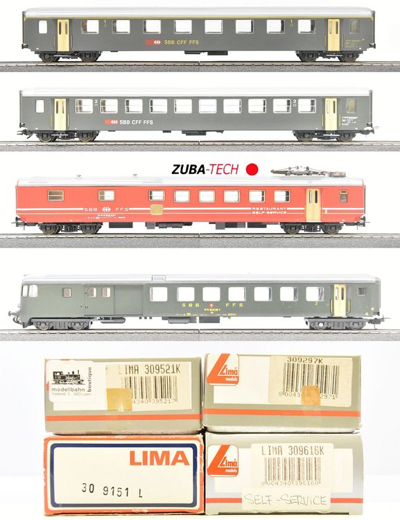 4x Lima EW I Personenwagen der SBB H0 GS mit OVP | Kaufen auf Ricardo