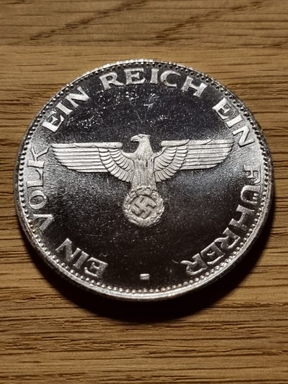 Medaille - Adolf Hitler 1889 - 1945 - Drittes Reich (Gebraucht) in Mels ...