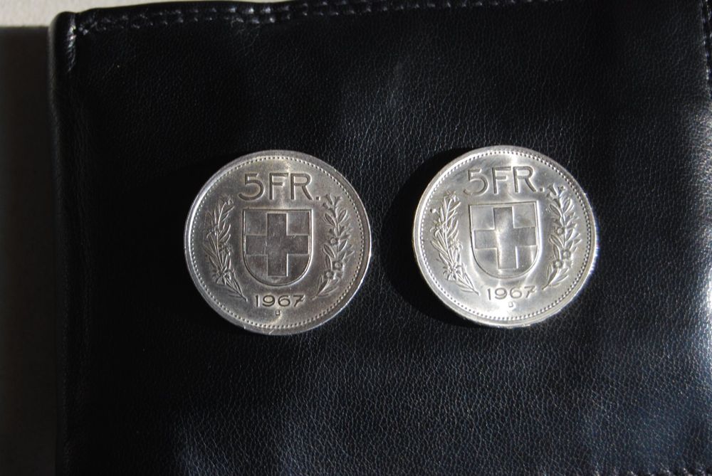 Silbermünzen Fünfliber (Gebraucht) in Aefligen für CHF 21 – mit Lieferung auf Ricardo kaufen