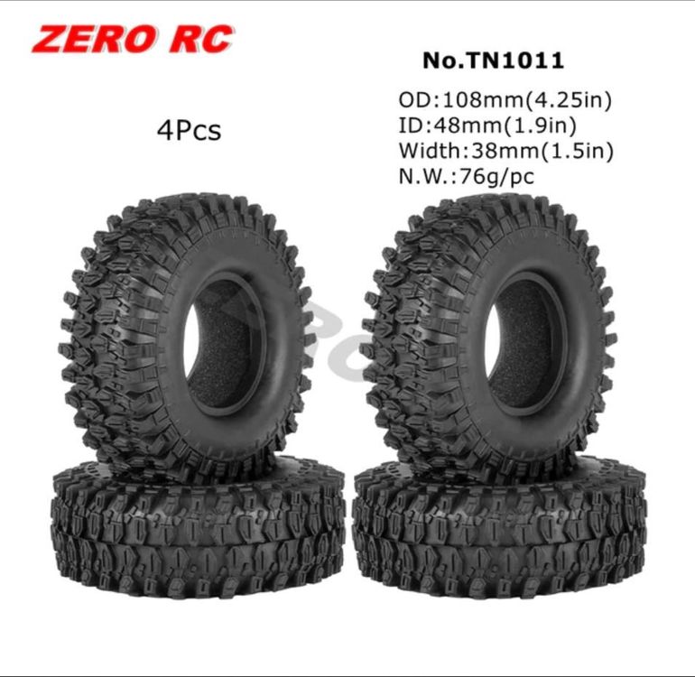 Rock Crawler Reifen für 1.9 " Felgen (Gebraucht) in Schönengrund für ...