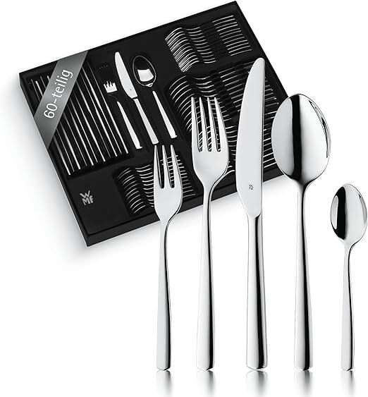 WMF Boston Besteck Set 12 Personen, Essbesteck 60 teilig (Neu und ...