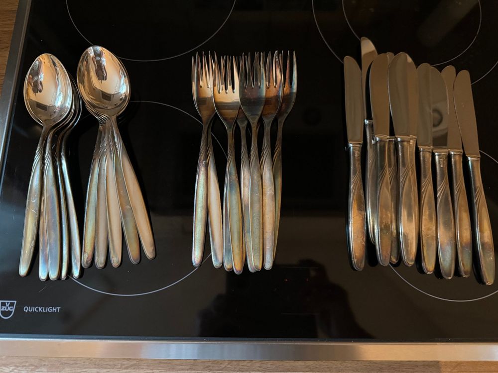 Vintage Silberbesteck Messer, Gabel, Löffel (Gebraucht) in Schocherswil für CHF 11 – nur ...