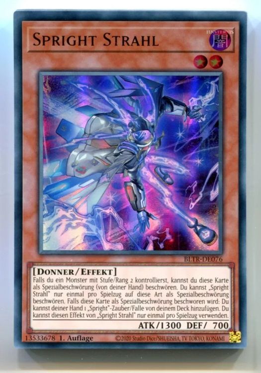 Yu-Gi-Oh! Spright Strahl Ultra Rare BLTR-DE076 | Kaufen auf Ricardo