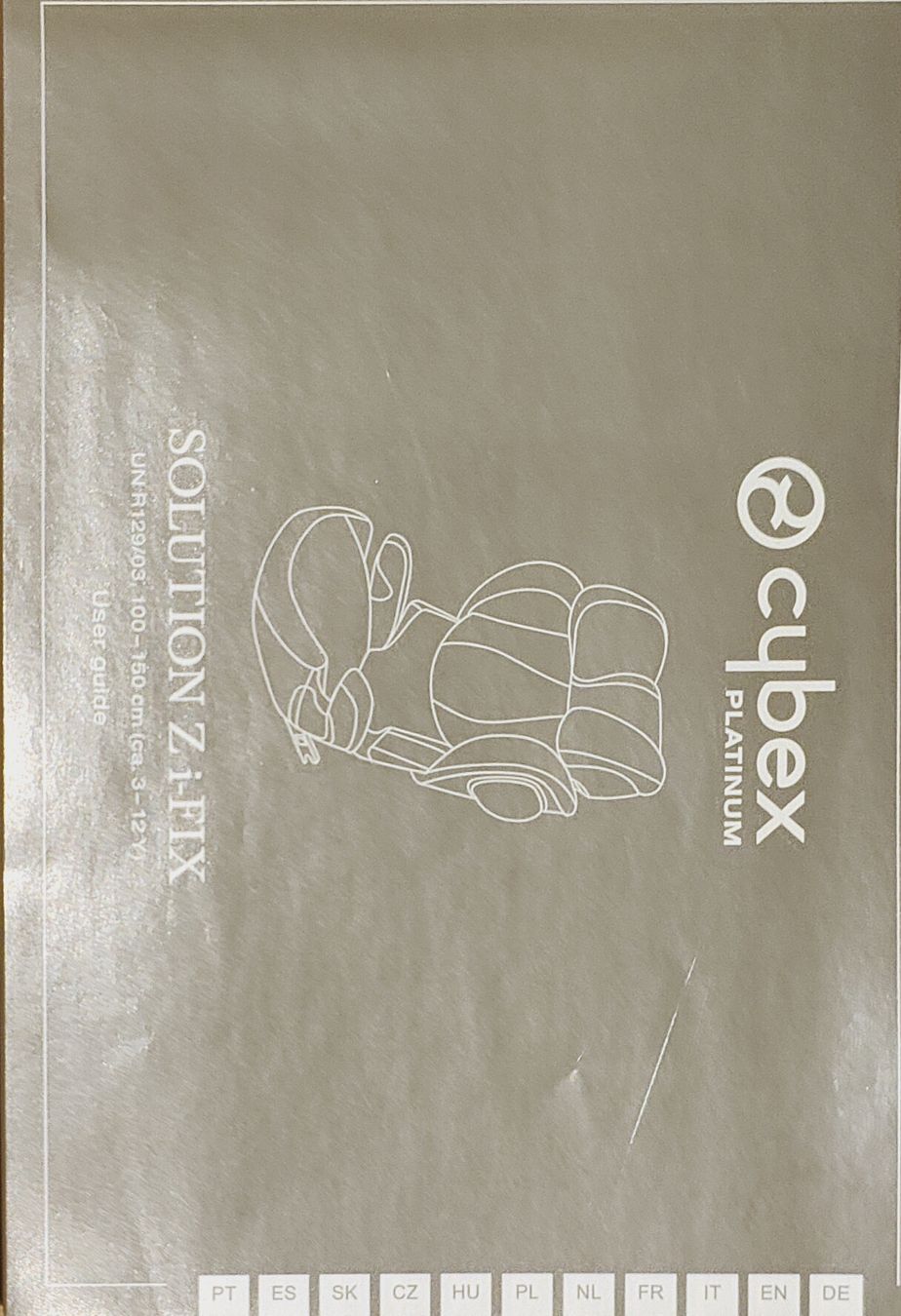 Cybex Solution Z i-Fix child car seat - Black - 100-150cm (Gebraucht ...