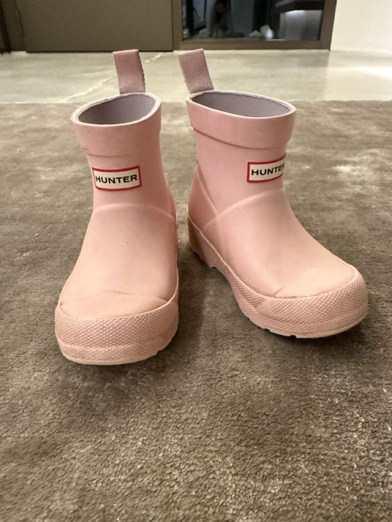 Rosa Hunter Gummistiefel Gr. 25 - Perfekt für den Herbst! (Gebraucht ...