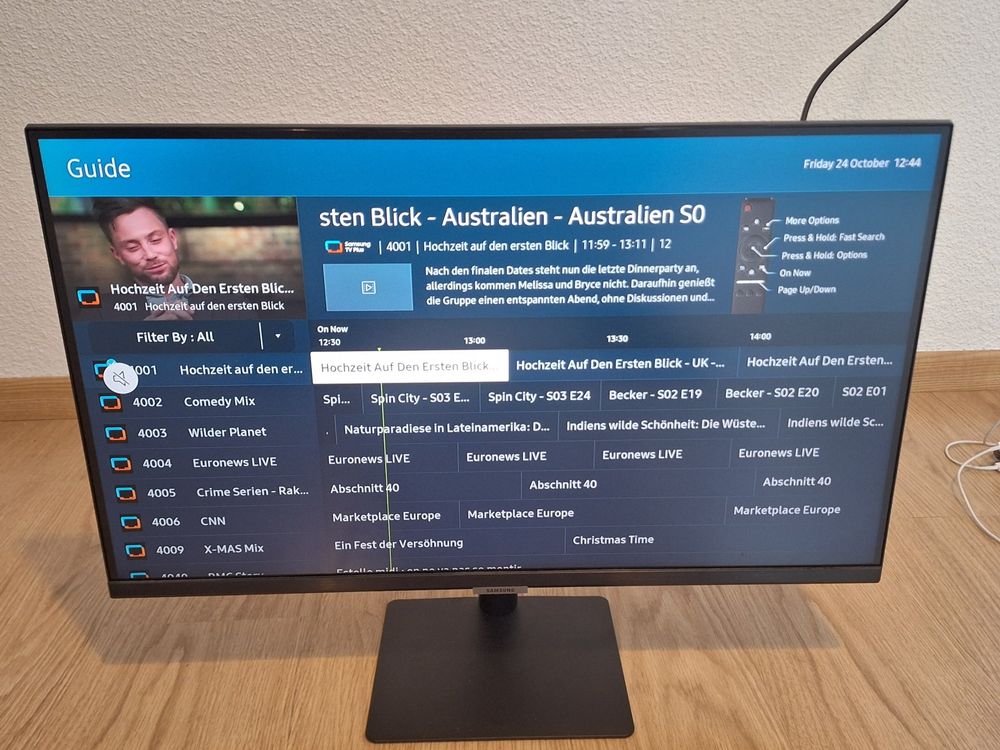 Samsung Smart monitor M5 27" S27AM500NR mit Netflix & Prime (Gebraucht ...