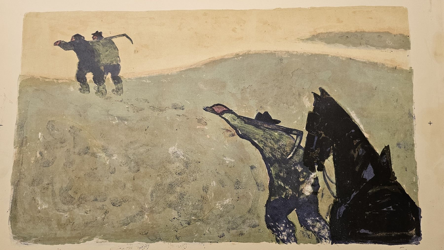 Hans Potthof Original Lithografie épreuve d'artiste 89x64cm (Gebraucht ...