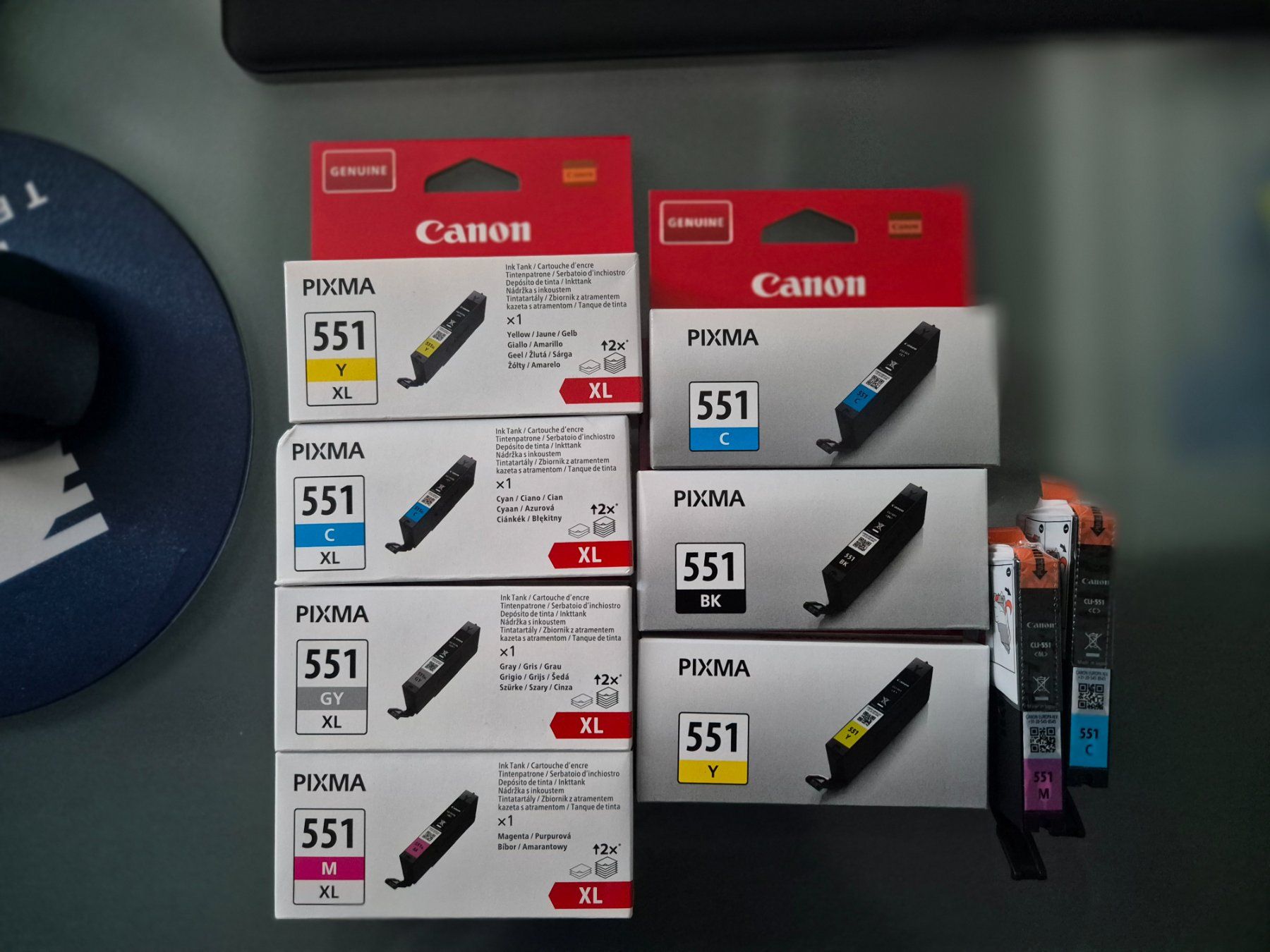 Canon Tintenpatronen PIXMA 551 (Neu und originalverpackt) in ...