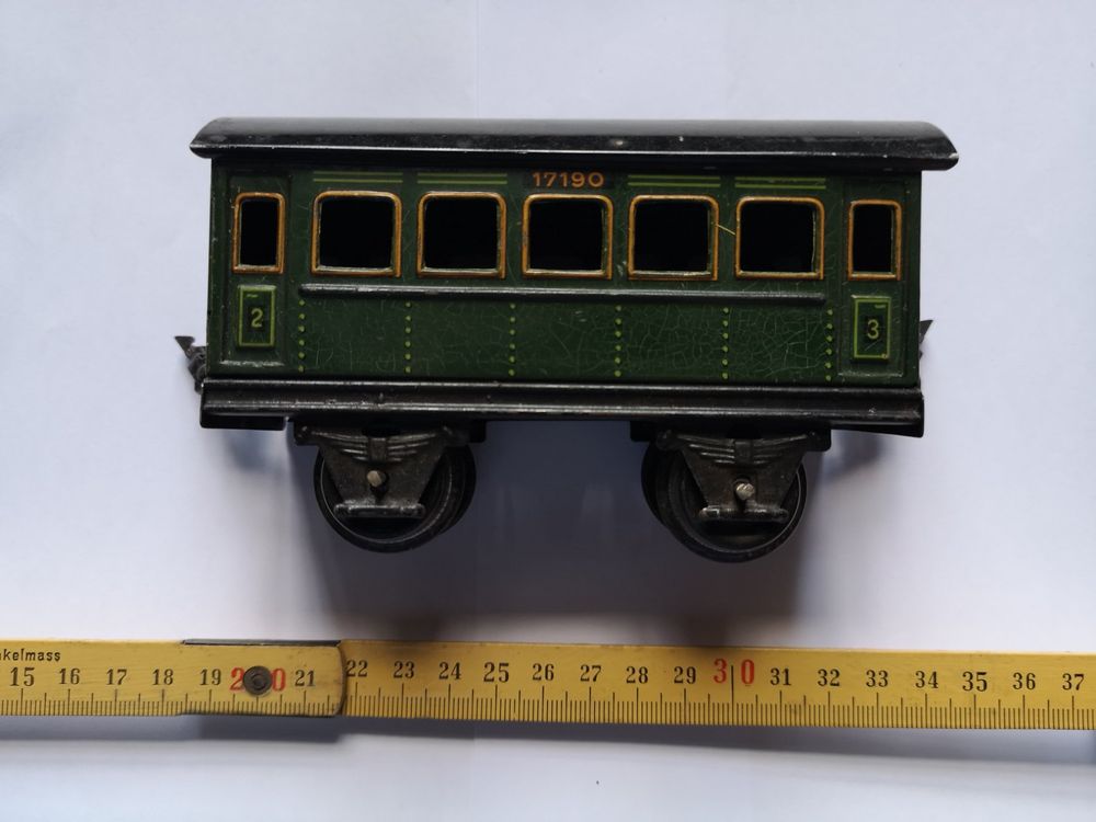 Märklin: Personenwagen 17190 grün, Spur 0 Modelleisenbahn (Gebraucht ...