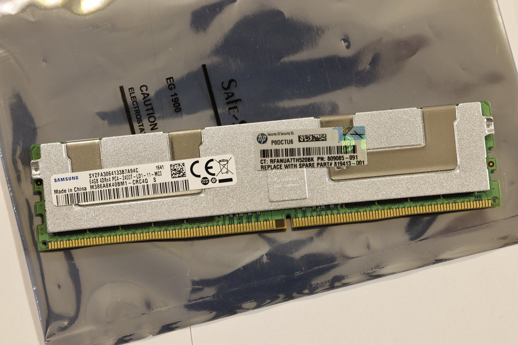 HPE SKhynix 64GB Memory PC4 2400T ECC DDR4 (809085-091) (Gebraucht) in ...