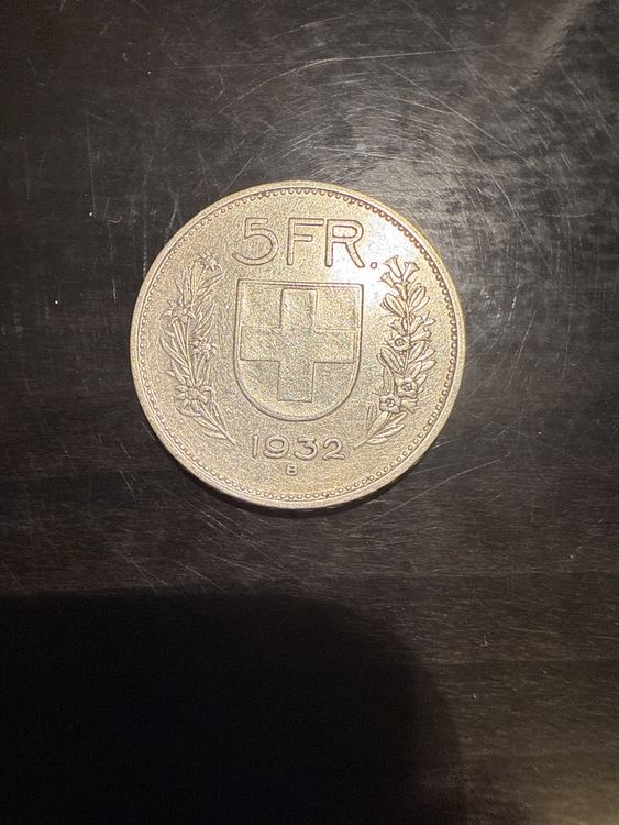 5 Franken 1932 Silber | Kaufen auf Ricardo