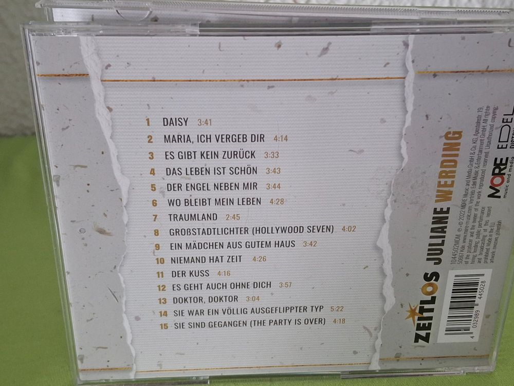 CD Juliane Werding - Zeitlos 🎤 (Gebraucht) in Aarberg für CHF 3 – mit ...