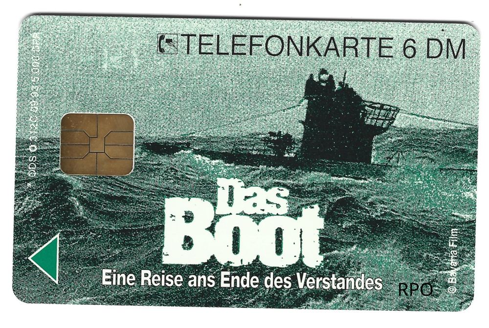 TELEFONKARTE - DAS BOOT - 6 DM TEL.KARTE BENUTZT | Kaufen auf Ricardo
