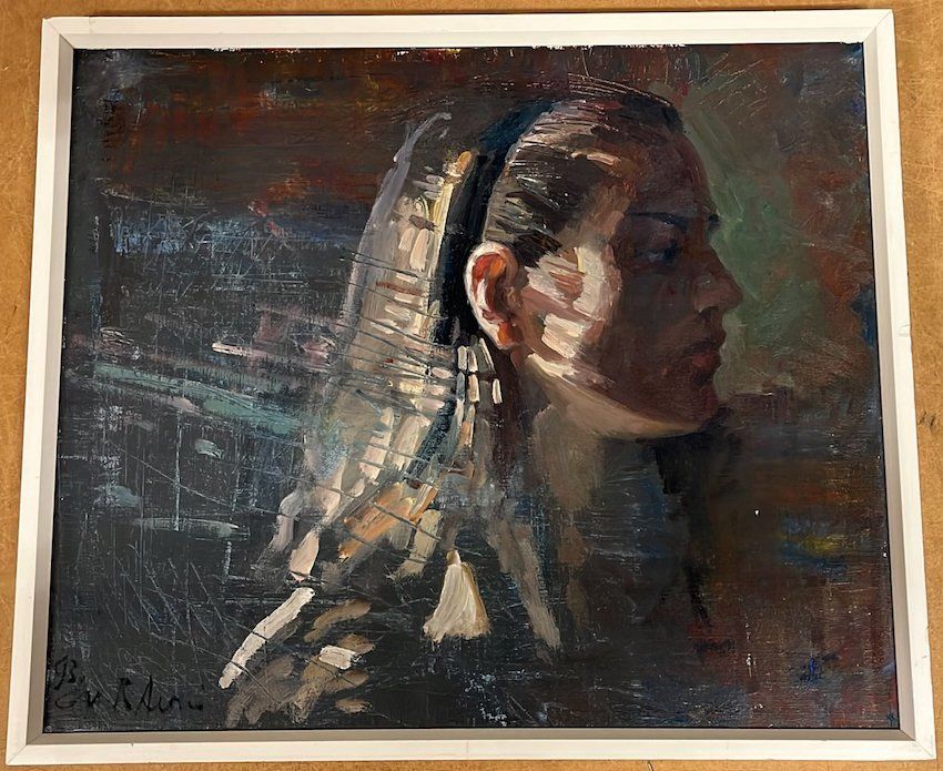 Gemälde Portrait signiert Christoph R. Aerni (ID 7150) | Kaufen auf Ricardo