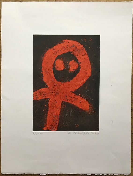 Sehr Interessante Radierung Unleserlich Signiert (Gebraucht) in Root für CHF 5 – mit Lieferung ...
